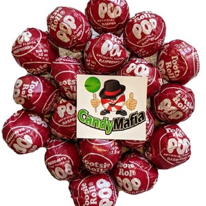 Tootsie Pop Red Raspberry Tootsie Pops 60 Red Raspberry Candy Suckers ...