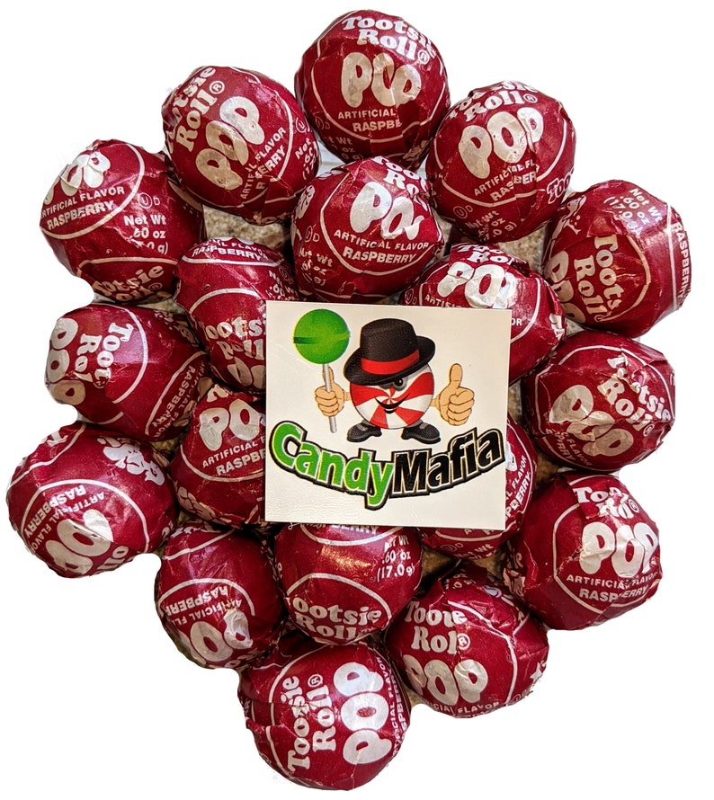 Tootsie Pop Red Raspberry Tootsie Pops 60 Red Raspberry Candy Suckers ...