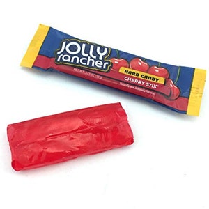 Jolly Rancher Cherry STIX Jolly Ranchers Candy Sticks 30 Stix - Etsy