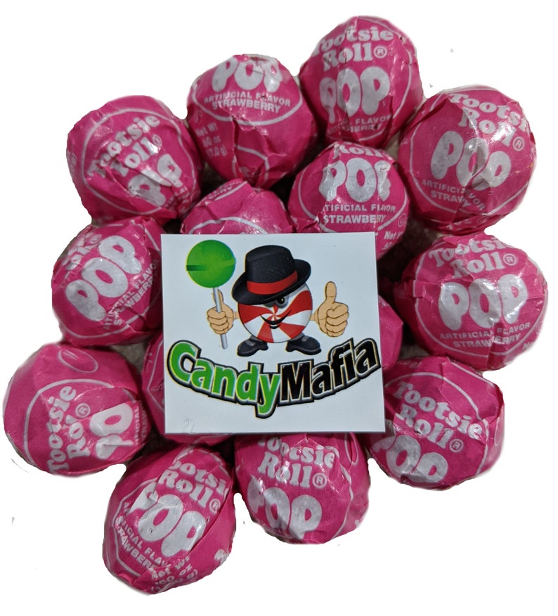 Tootsie Pop Strawberry Tootsie Pops 30 Strawberry Candy Suckers - Etsy