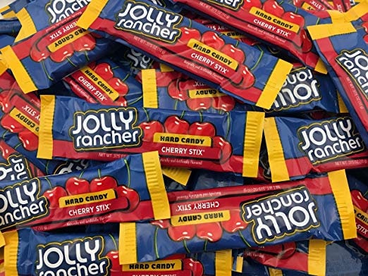 Jolly Rancher Cherry STIX Jolly Ranchers Candy Sticks 30 Stix - Etsy