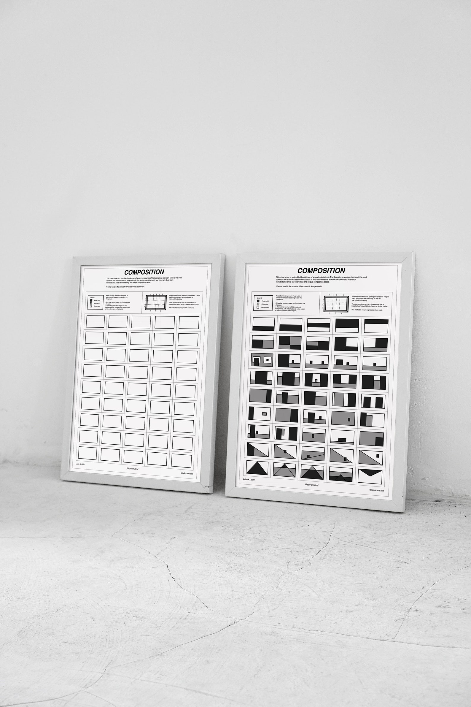 Composition Cheat Sheet Instant Print Tutorial Print | Etsy