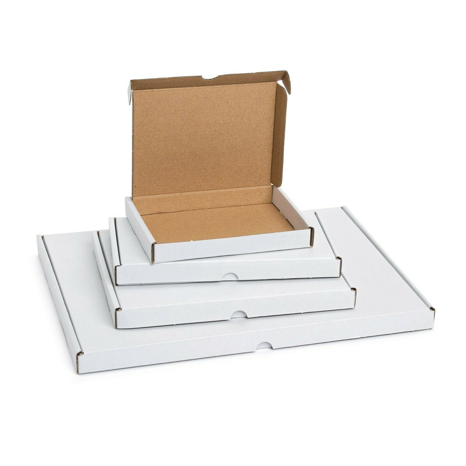 Eco Friendly Cardboard Shipping Boxes White and Brown Small - Etsy UK