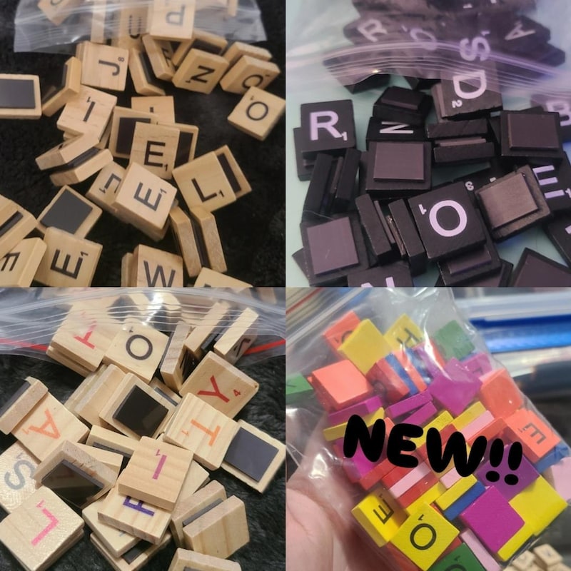 Fridge Scrabble Magnets - Etsy
