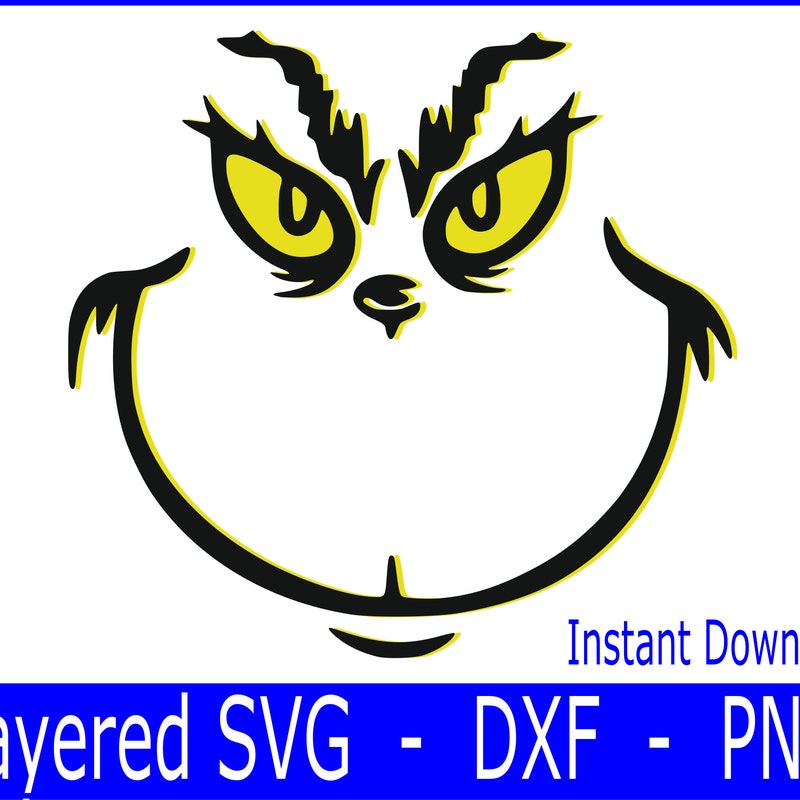 Grinch Faces for Decal - Etsy