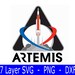 Artemis Svg Rocket Svgartemis NASA Svg space Moon Mission svg Bundle ...