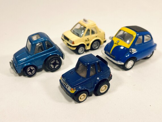 Small Funny Cars: BMW Isetta Saab 900 Fiat 500 Toyota Crown - Etsy