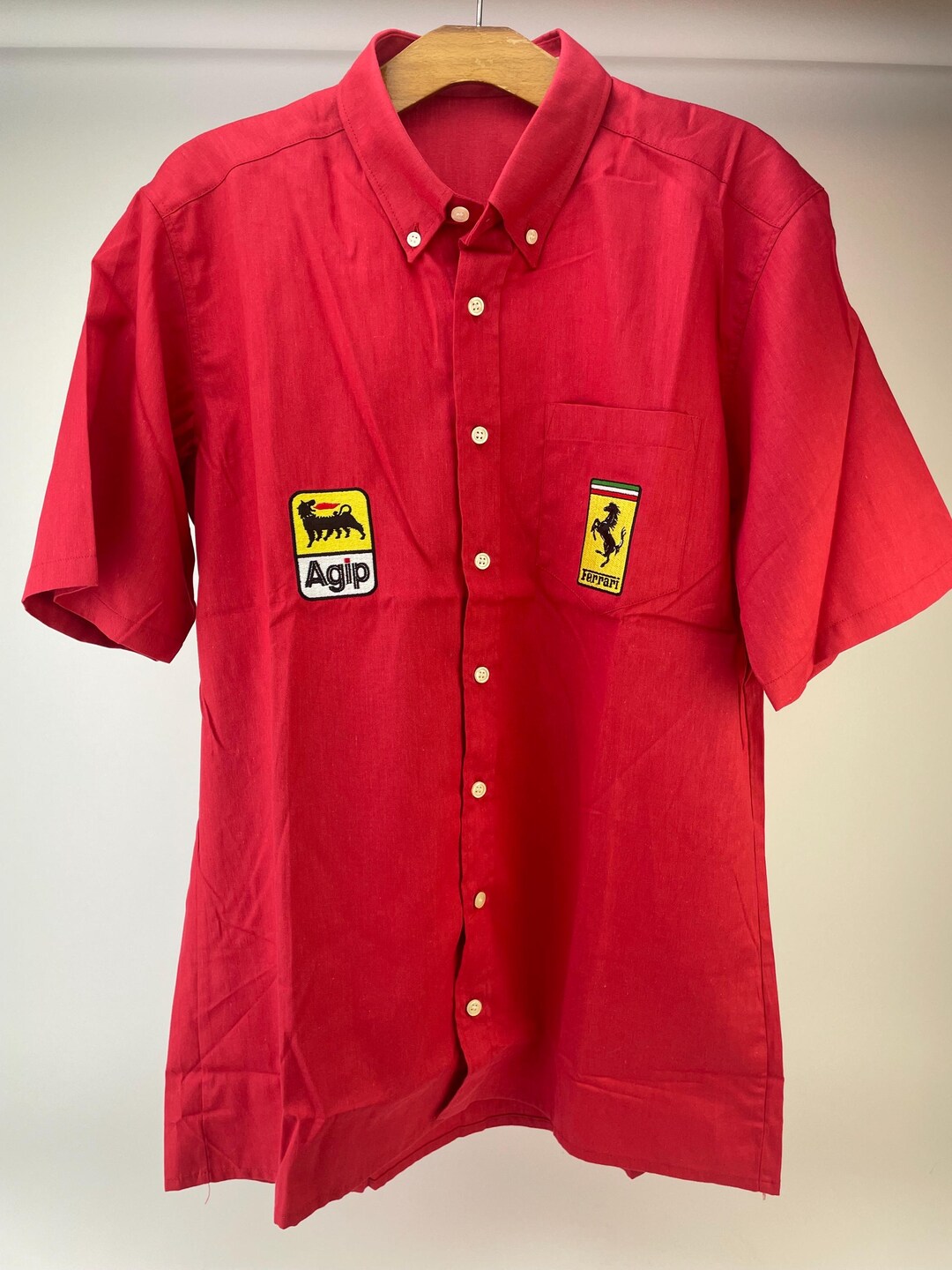 Ferrari Formula 1 1986 Agip F1 Pit Crew Shirt - Size L - Rare and Original - Etsy