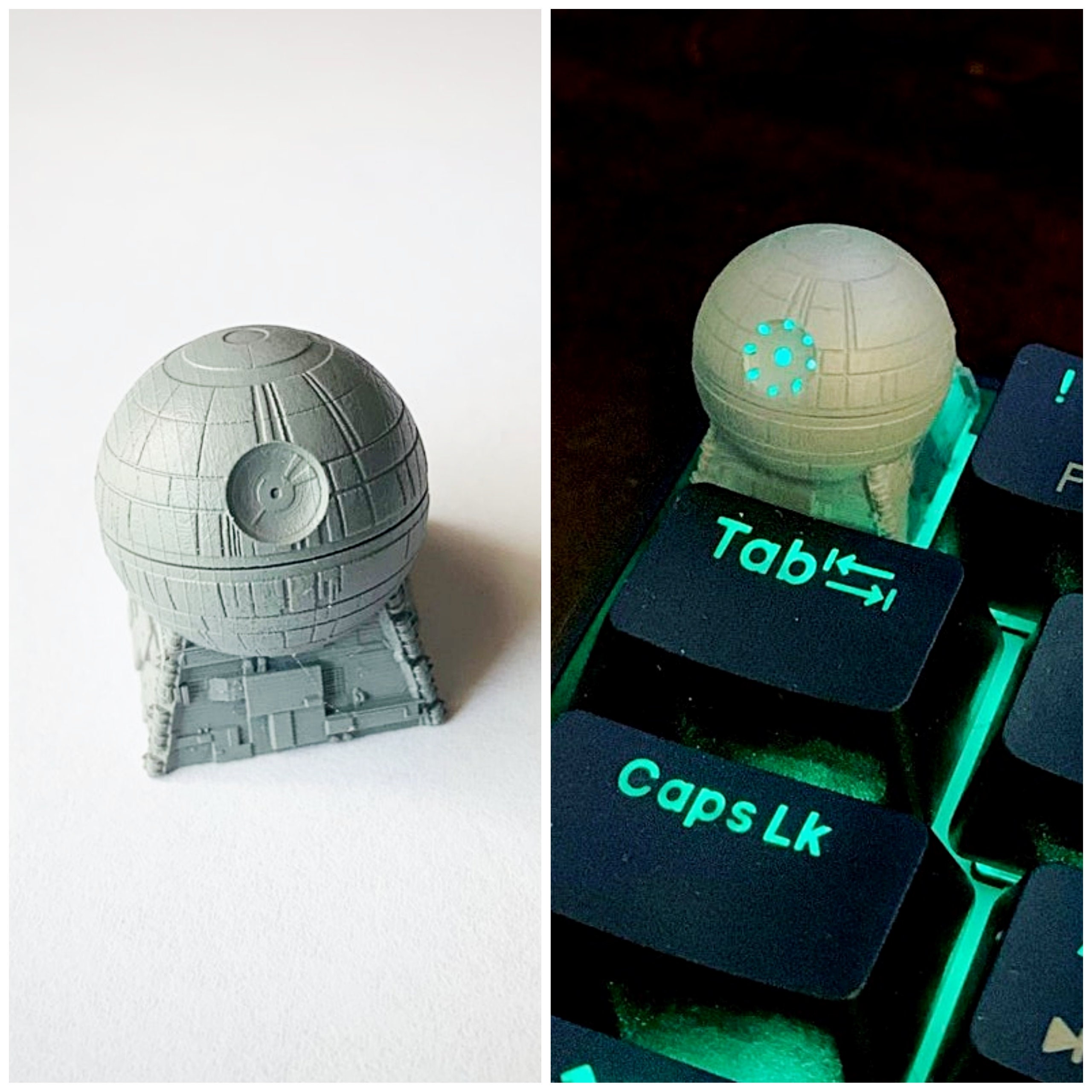 Star Wars Death Star Artisan Keycap for Cherry MX Compatible | Etsy