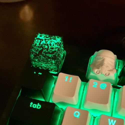 Star Trek Borg Cube Artisan Keycap for Cherry MX Compatible - Etsy