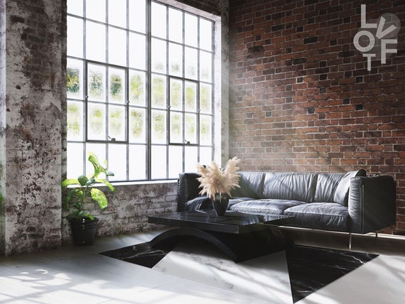 Dent White Linoleum Rug Black Vinyl Mat White Vinyl Floor | Etsy