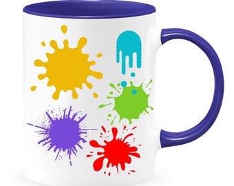 Splatter Paint Mug | Etsy