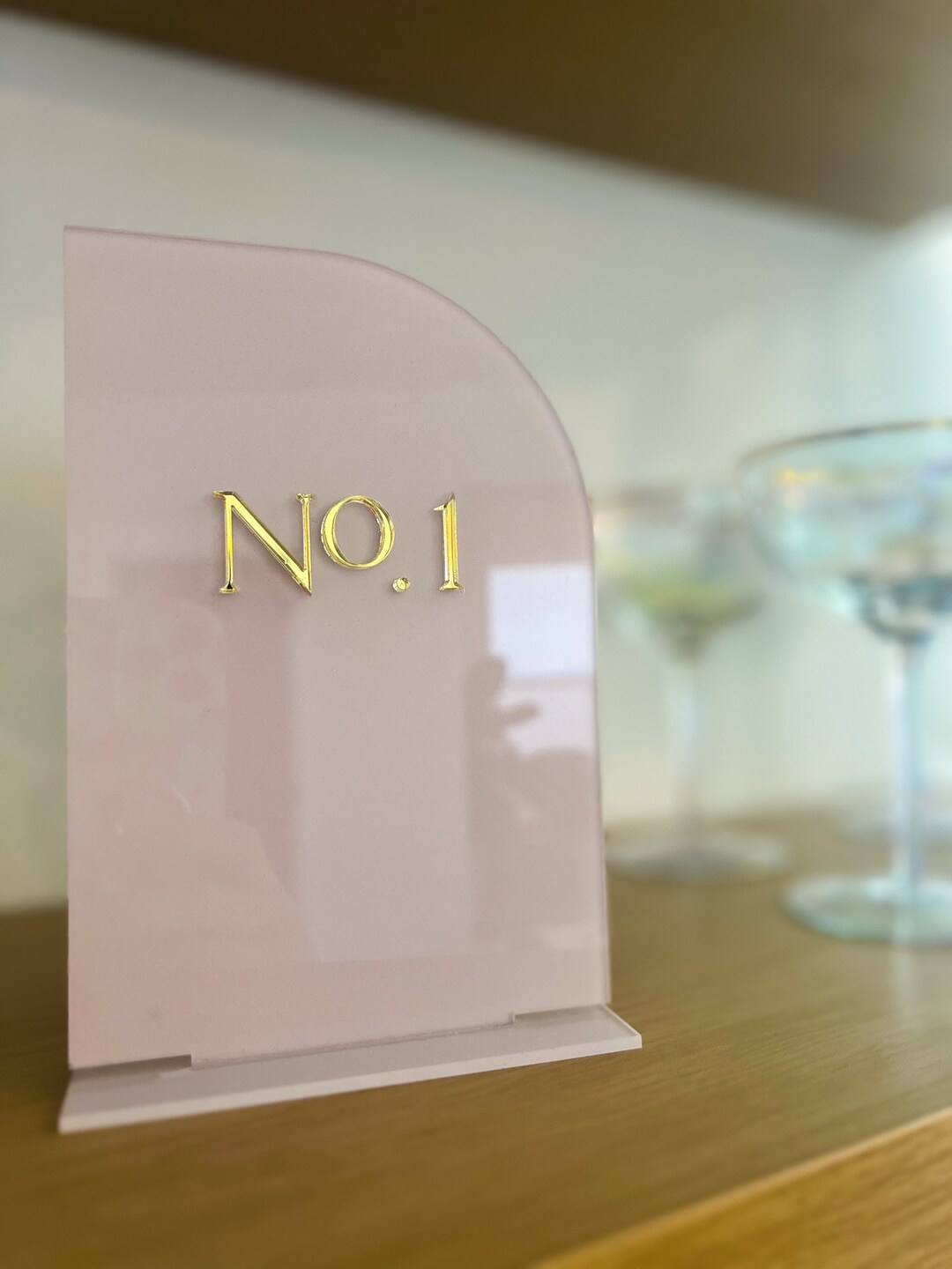 Half Arch Table Numbers, Acrylic Table Numbers, Half Arch Wedding Sign ...