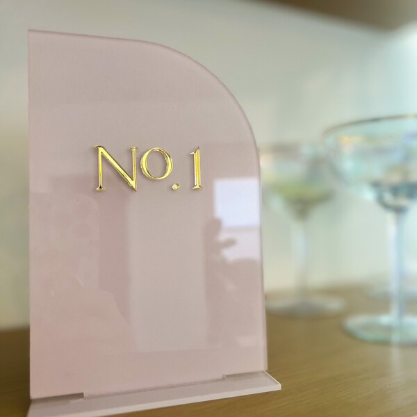 Arch Table Numbers - Etsy