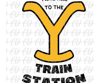 Yellowstone Train Station Sign | Etsy Australia