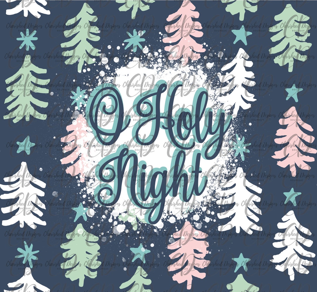 O Holy Night Christmas Tree Cup Wrap - Etsy