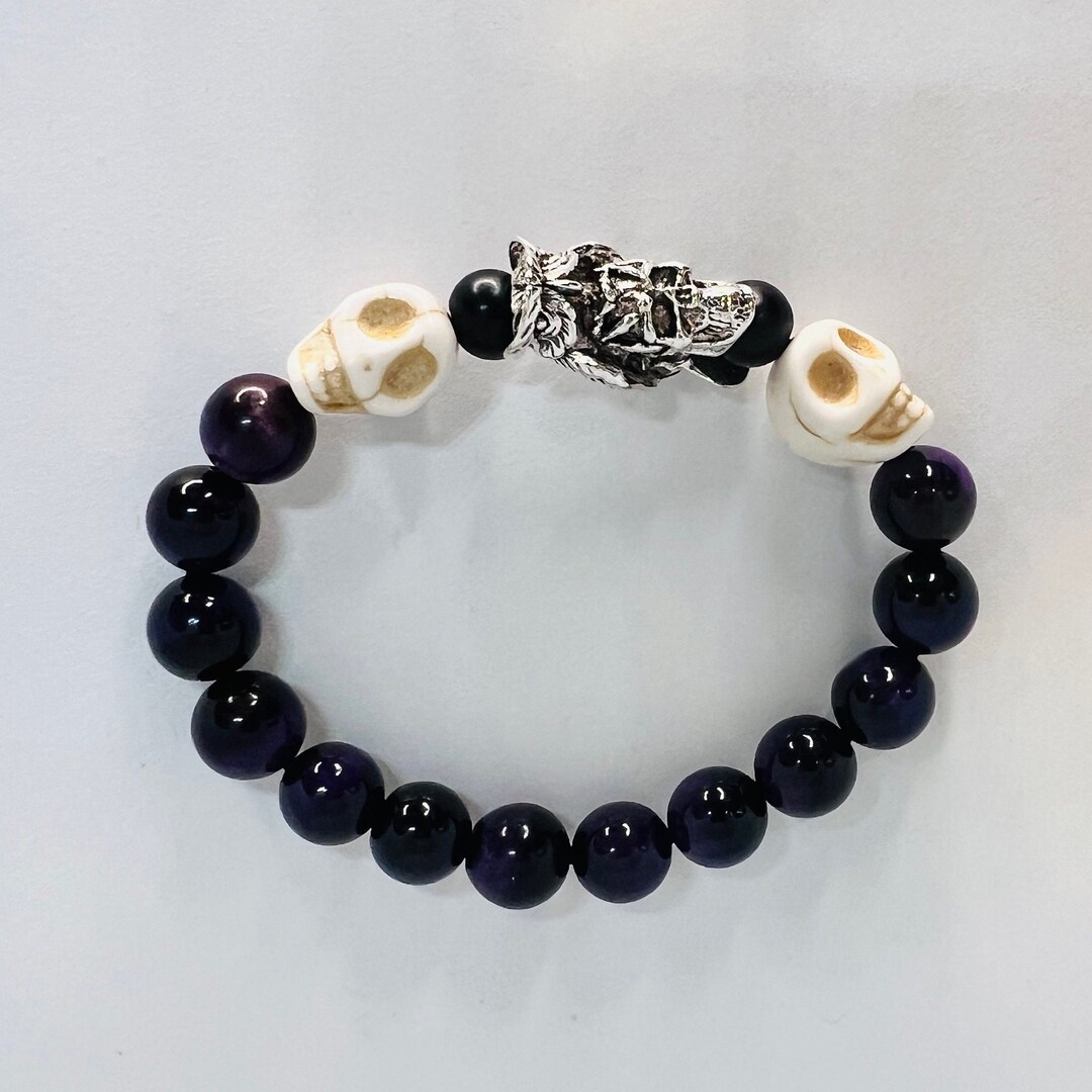 Lwa Gede(guede) Blessed Bracelet,vodou Spiritual Jewelry, "gede Spirits ...