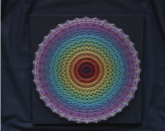 SEED OF LIFE Sacred Geometry String Art Flower of Life - Etsy