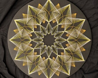 SEED OF LIFE Sacred Geometry String Art Flower of Life - Etsy