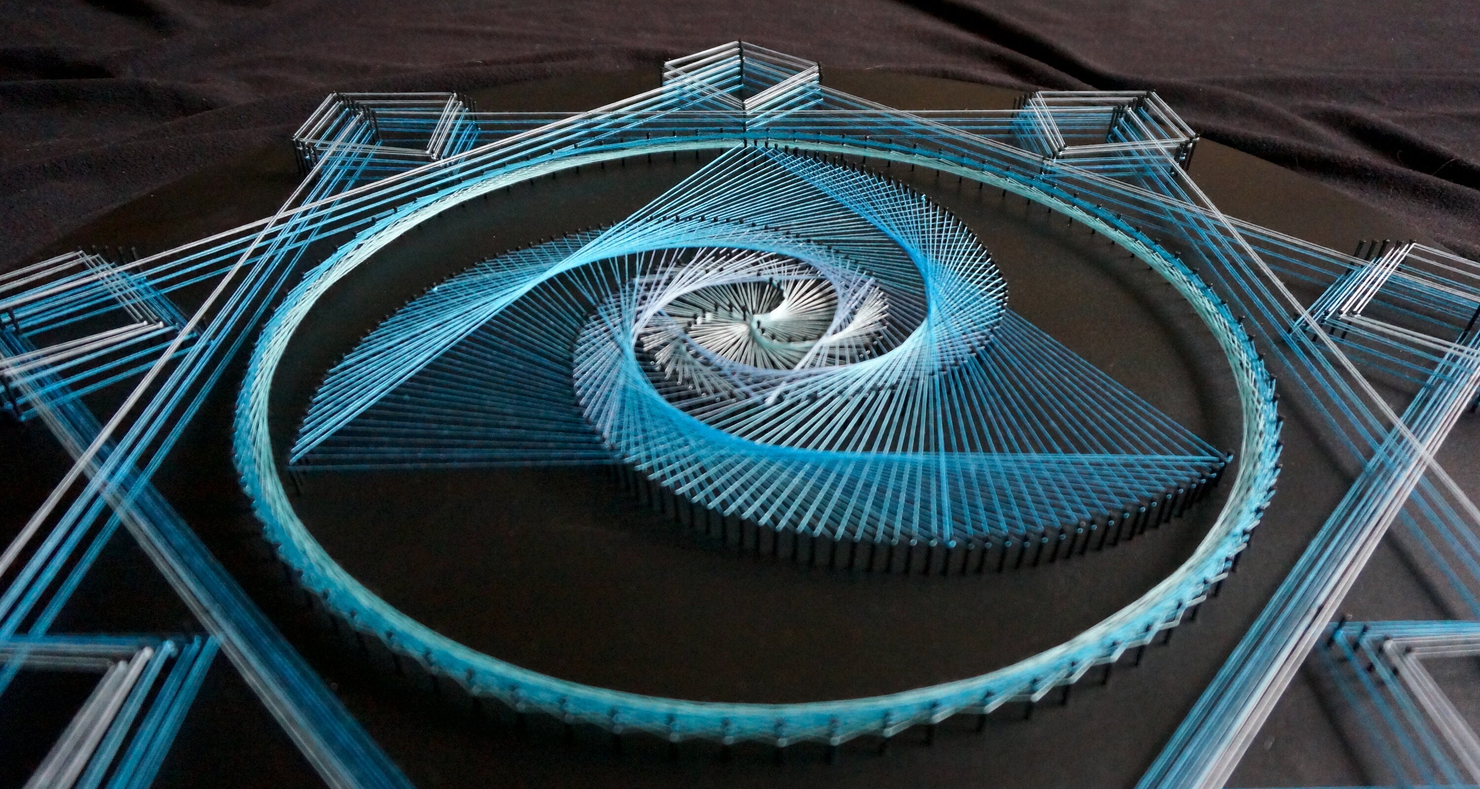 IN ALL FORMS Sacred Geometry String Art Mandala Fibonacci - Etsy UK