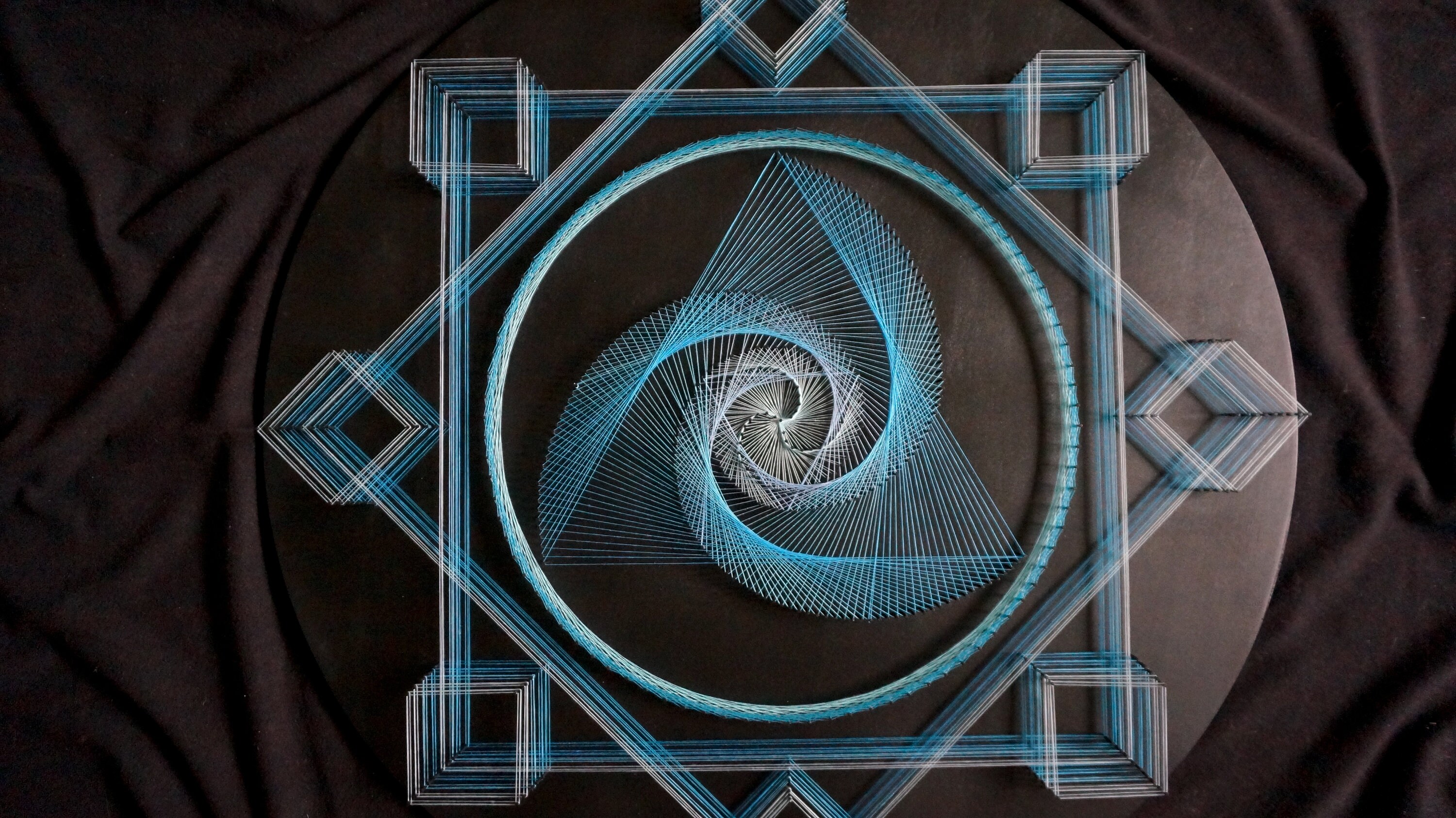 IN ALL FORMS Sacred Geometry String Art Mandala Fibonacci - Etsy