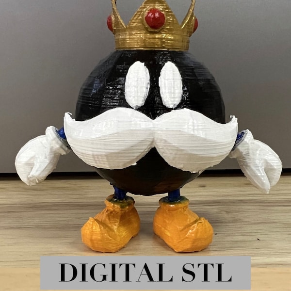 King Bob Omb Figure - Etsy