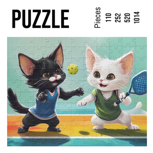 Pickleball Jigsaw Puzzle - Etsy