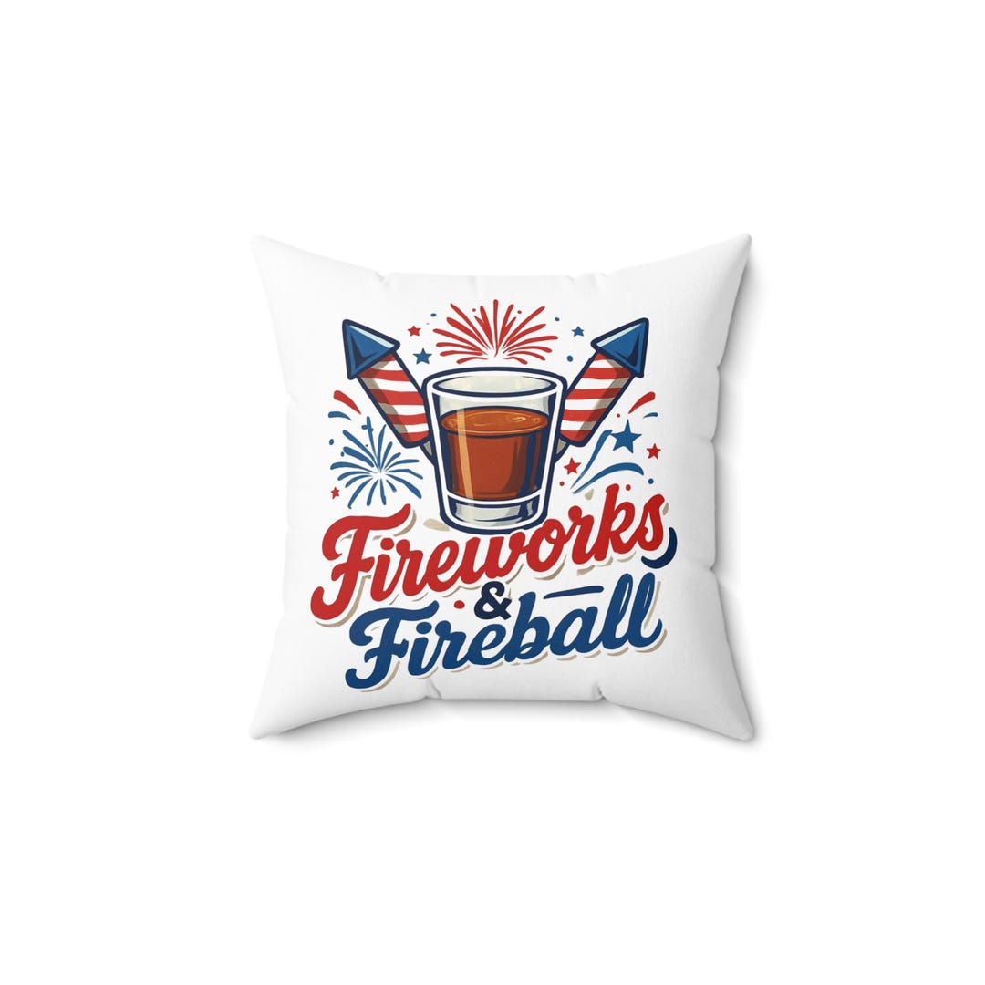 Fireworks & Fireball Throw Pillow. Everyone is Getting Lit | Fun Home ...
