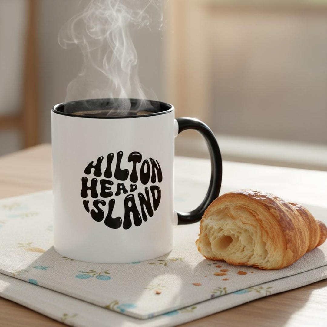 Hilton Head Island Coffee Mug: Original HHI Island Design, Gift or ...