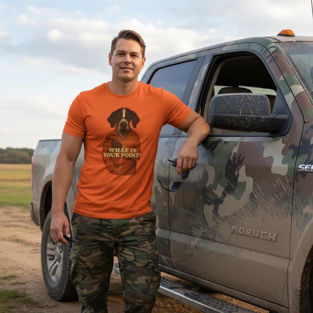 What is Your Point. GSP Dog-themed Short Sleeve Tee, Tshirt for Outdoor ...