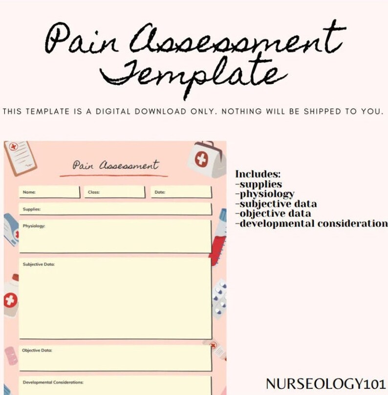 Nursing School Templates Bundle - Etsy