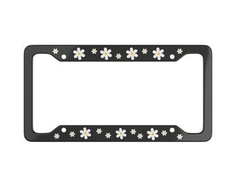 Daisy License Frame - Etsy