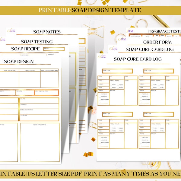 Soap Batch Record Template - Etsy