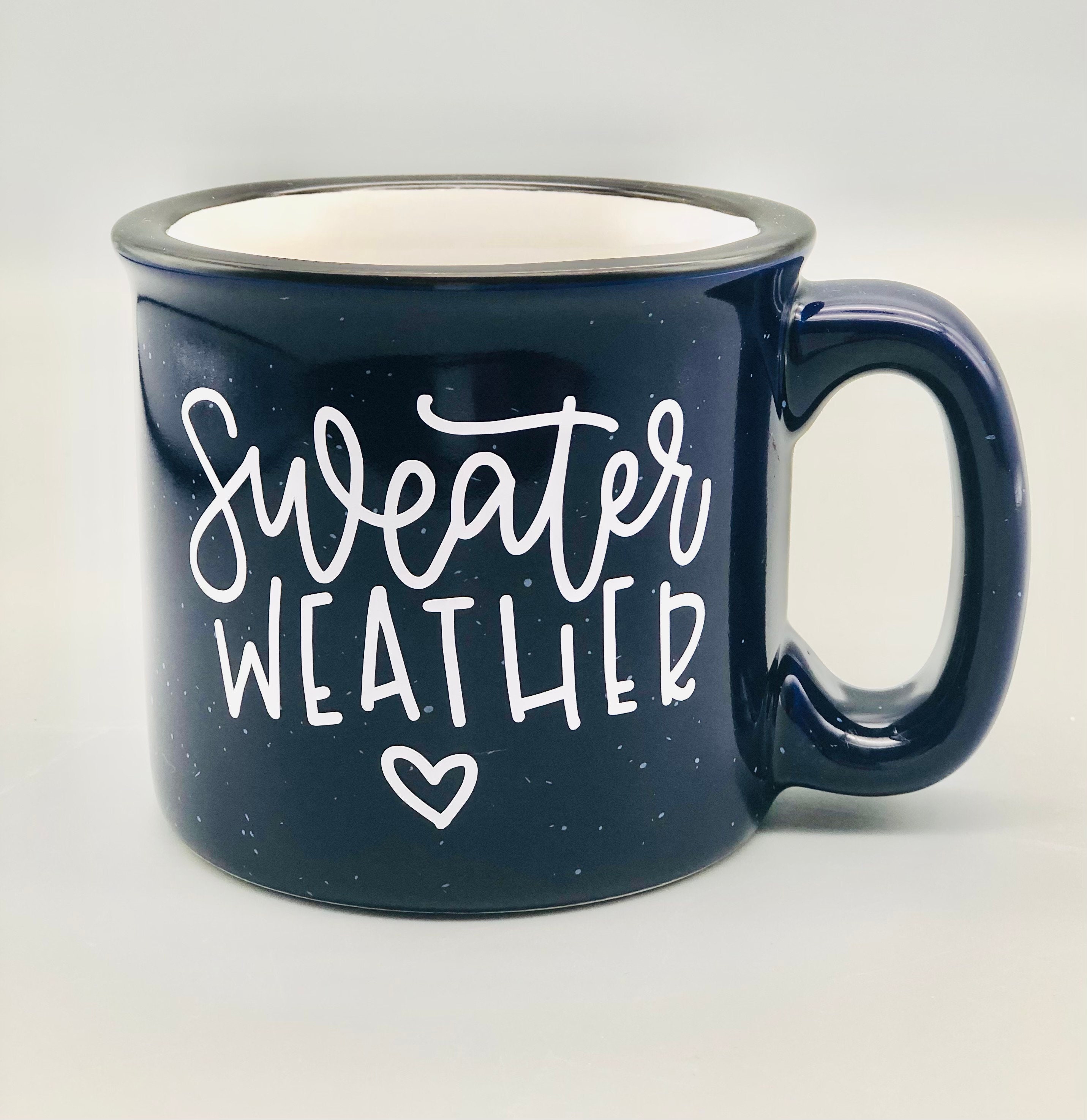 Sweater Weather Campfire Coffee Mug 15 Oz. Fall Coffee Mug | Etsy