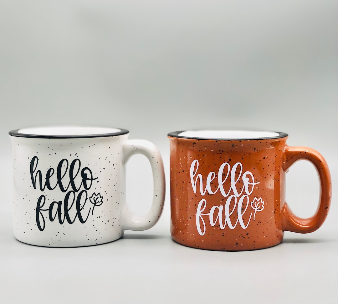 Hello Fall Campfire Coffee Mug 15 Oz. | Fall Coffee Mug | Sweater ...