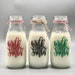 Milk for Santa Bottle 12 Oz With Lid & Straw| Merry Christmas | Holiday ...