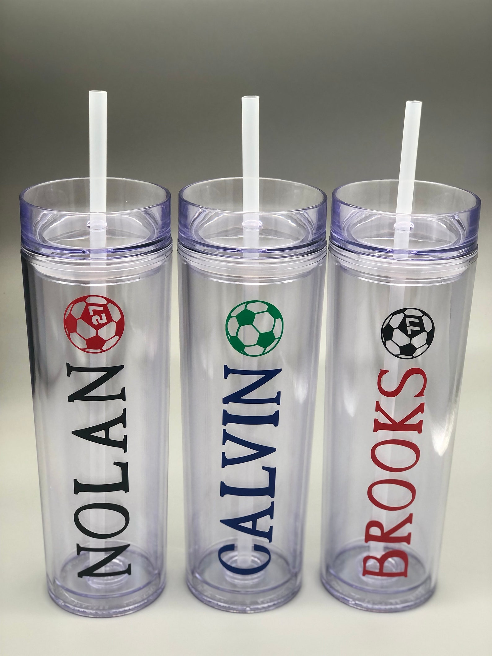 Personalized Skinny Acrylic Tumbler 16 Oz With Lid & Plastic - Etsy UK