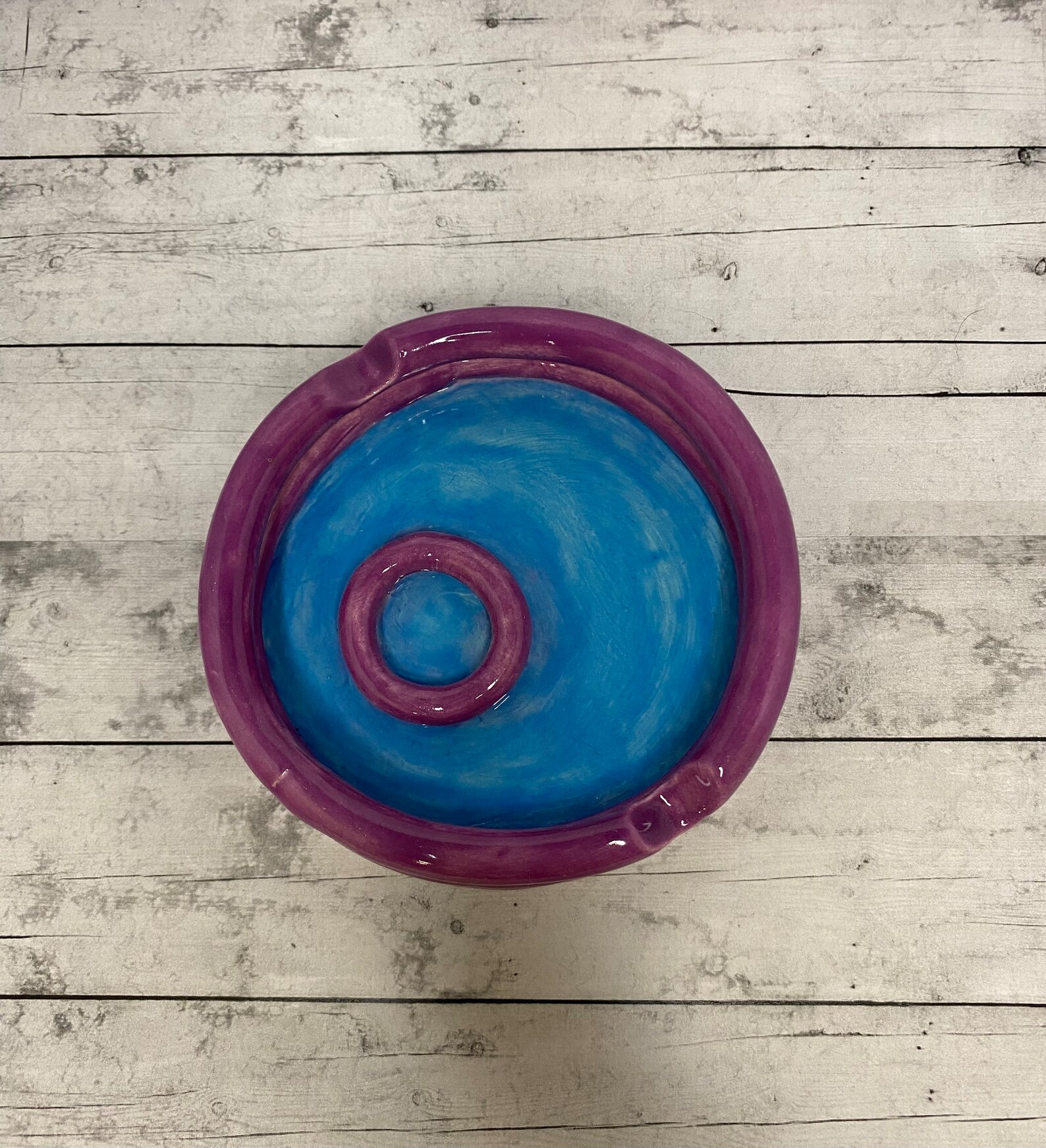 Handmade Ceramic "kiddie Pool" Ashtray - Etsy