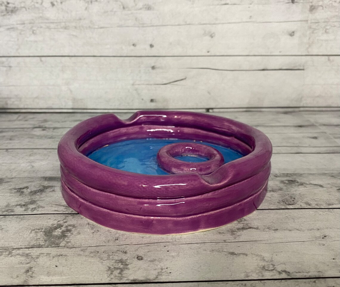 Handmade Ceramic "kiddie Pool" Ashtray - Etsy