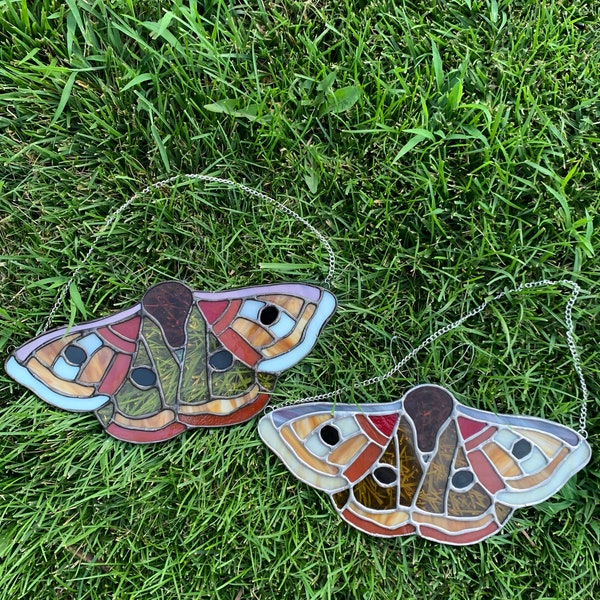 Stained Glass Moth - Etsy