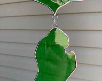 Stained Glass Michigan State | Etsy