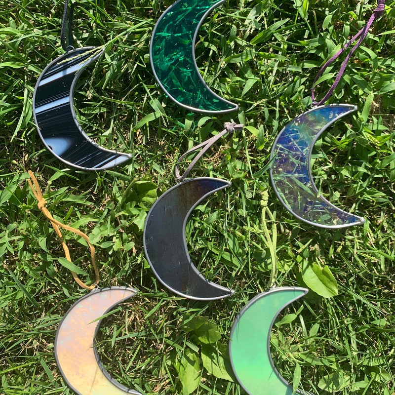 Stained Glass Moon - Etsy