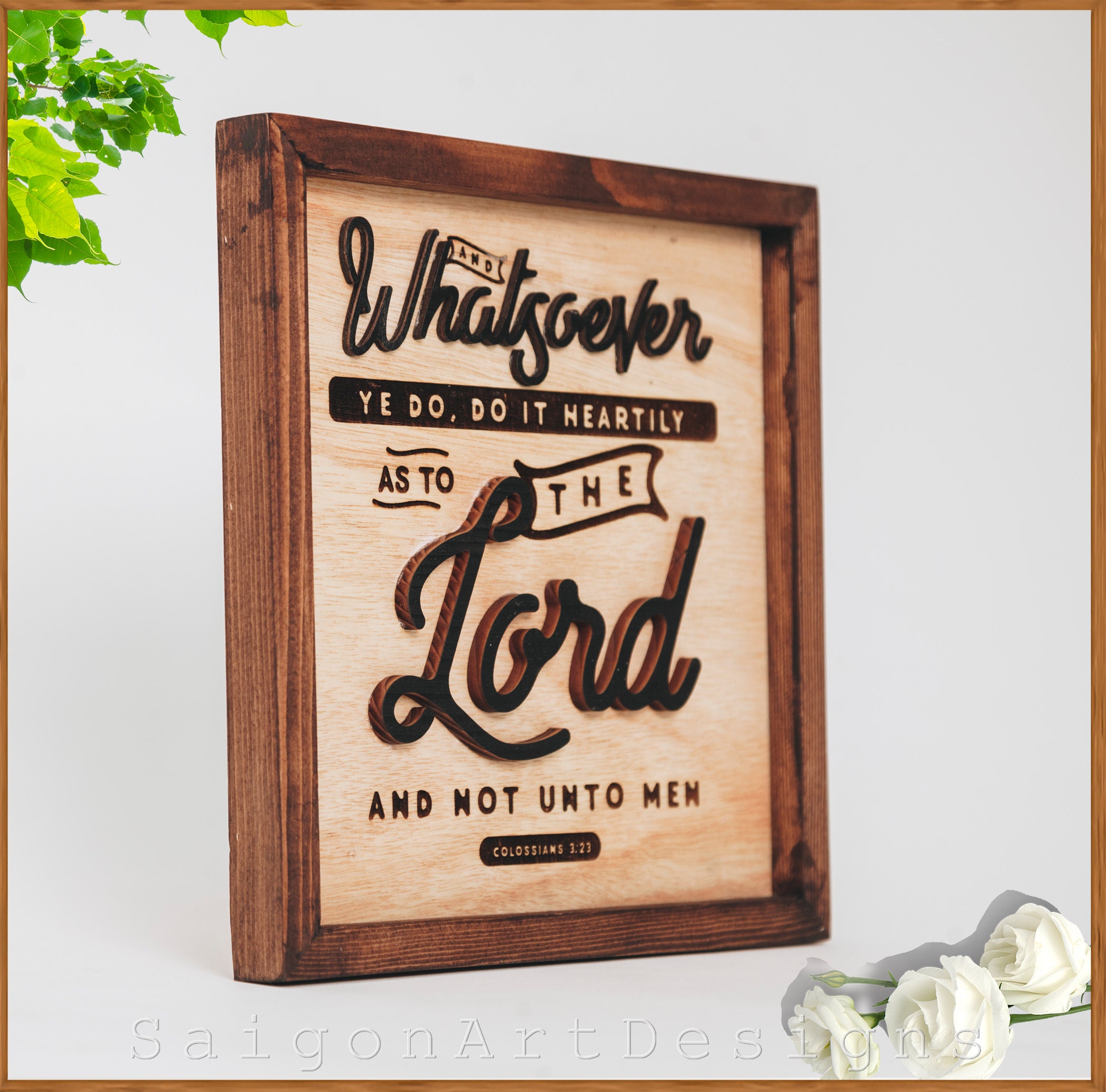 Bible Verse Signs Scripture Sign Christian Sign Wood Sign Bible Verse ...