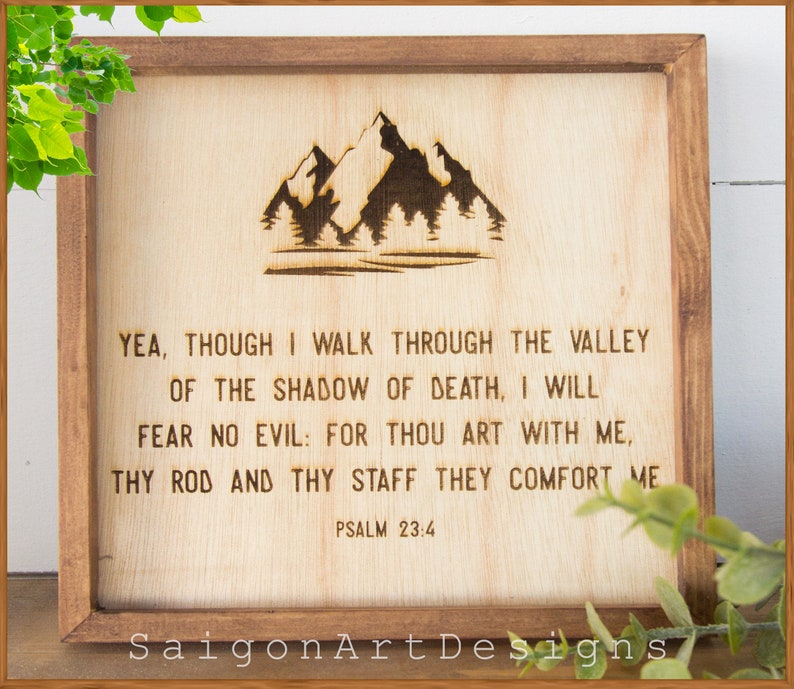 Bible Verse Signs Scripture Sign Christian Sign Wood Sign Bible Verse ...