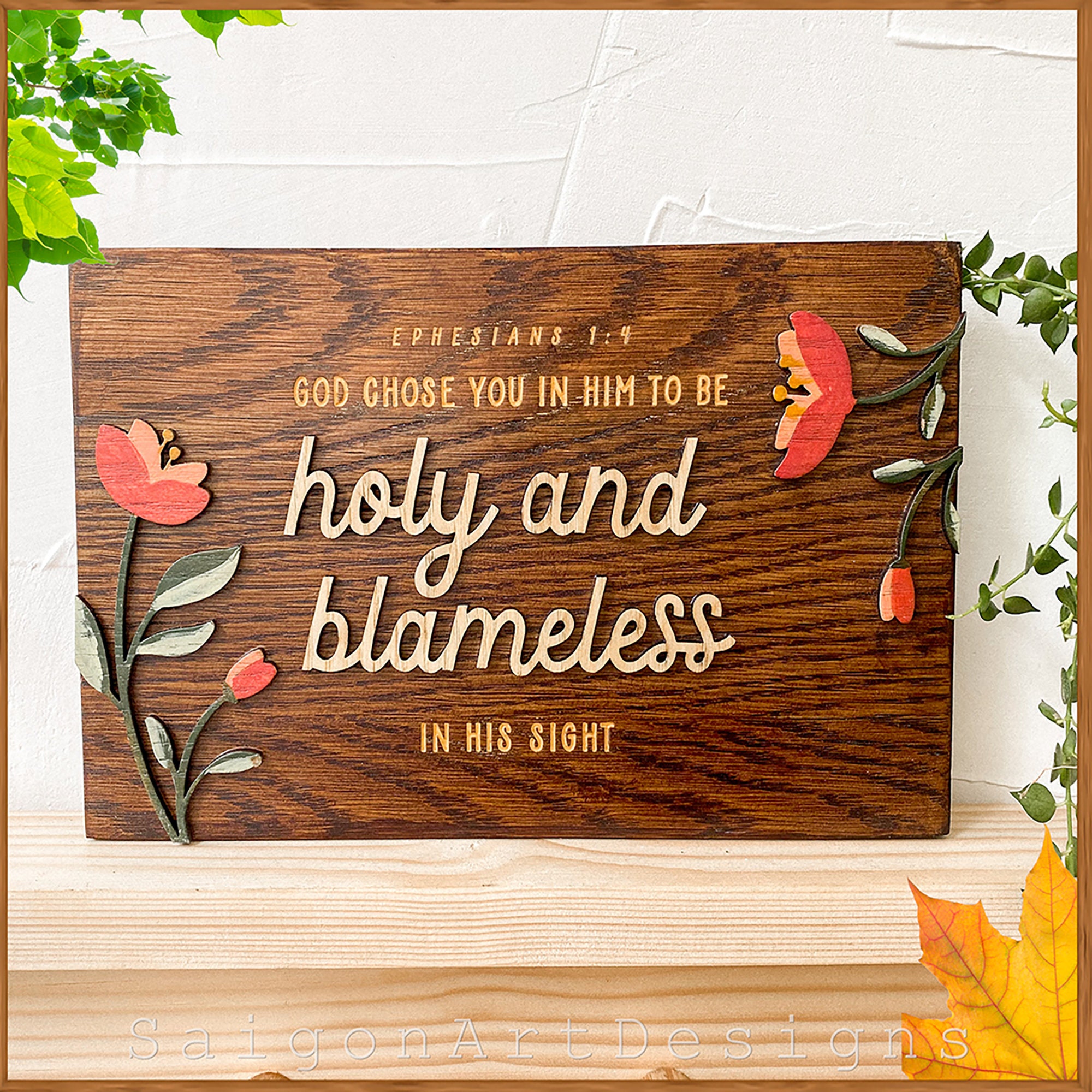 Wonderfully - Bible Verse Wall Art Wood Sign Christian Wall Art ...