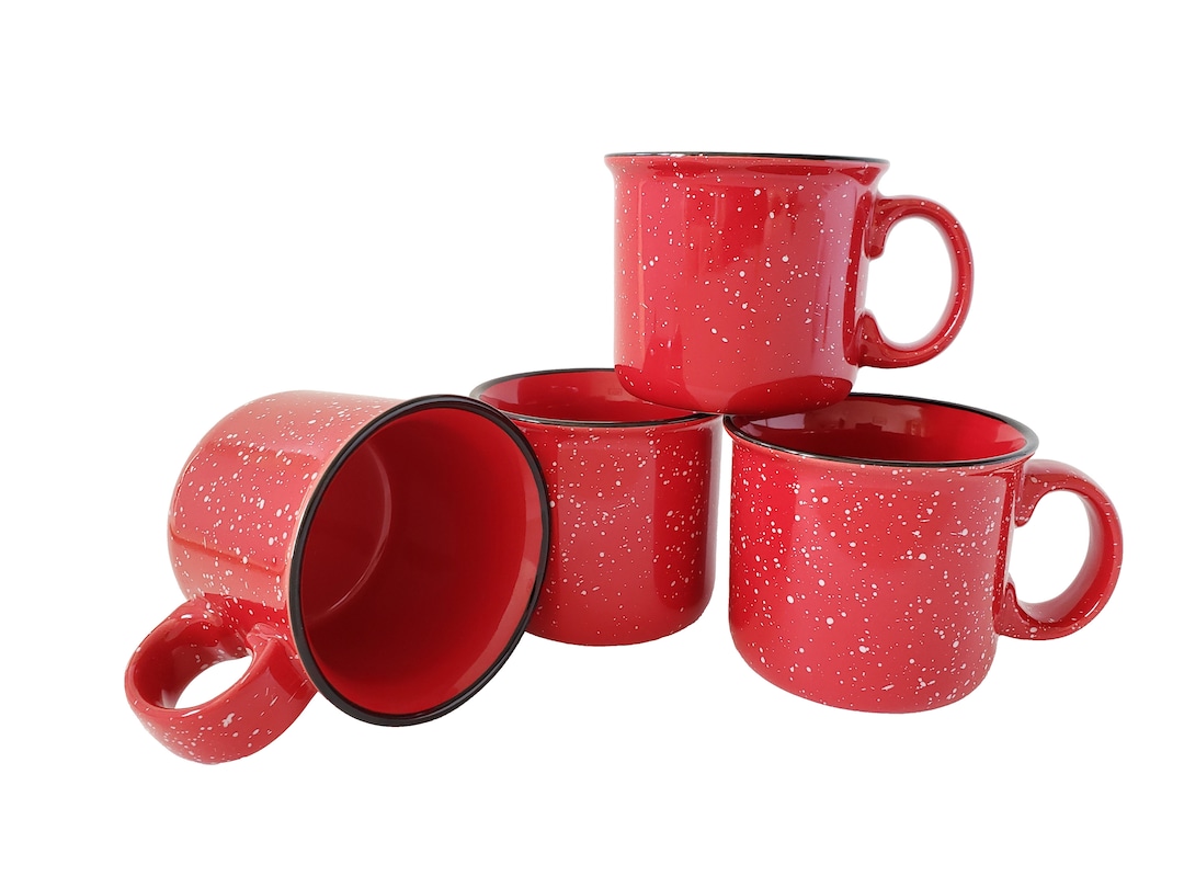 Ceramic Blank Campfire Coffee Mug - Set of 4 - Etsy