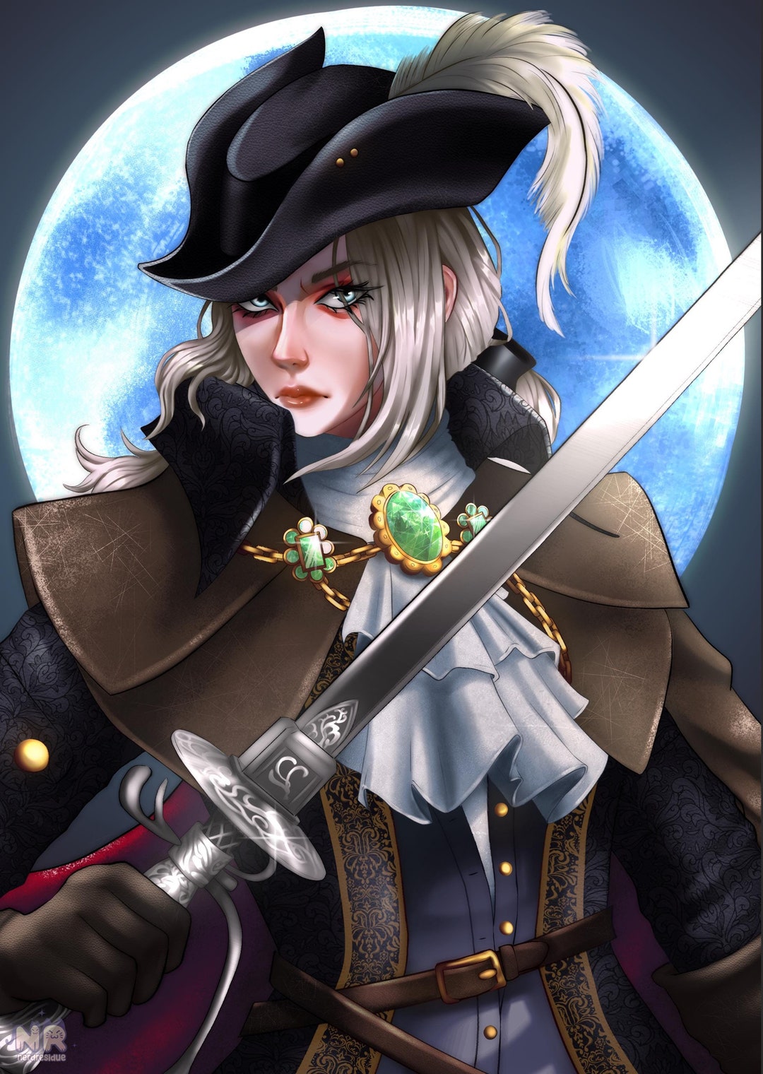 Lady Maria Bloodborne A4 Art Print - Etsy
