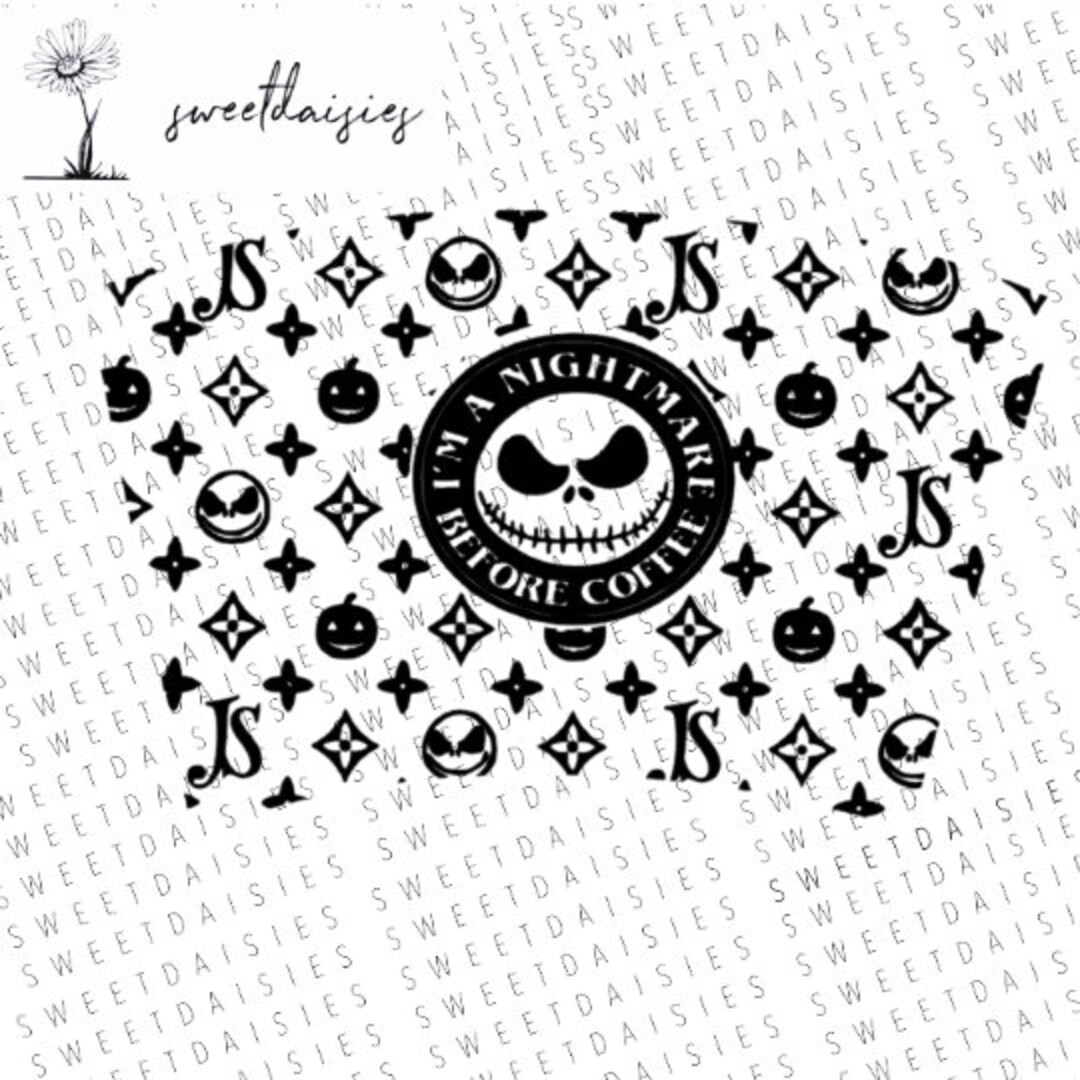 Nightmare Before Christmas Wrap SVG File Instant Download - Etsy