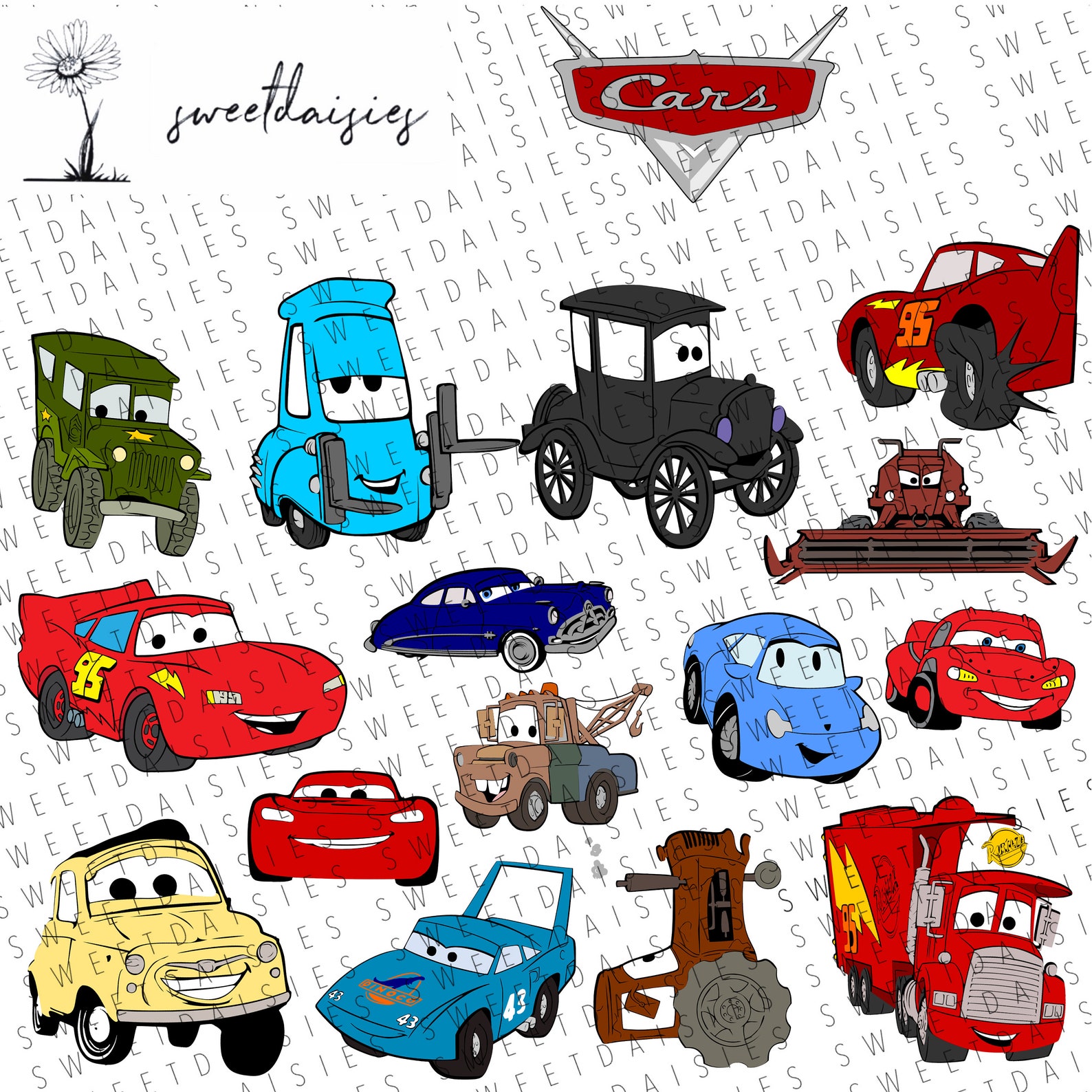 Cars SVG File Bundle Instant Download Cricut File Cricut - Etsy