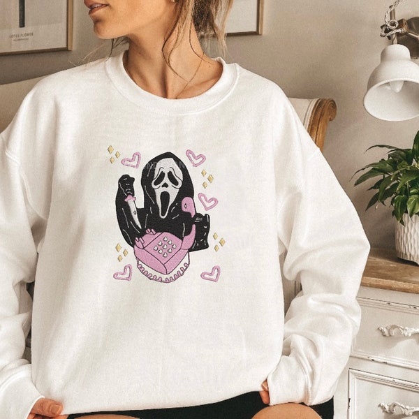 Scream Black Sweatshirt - Etsy